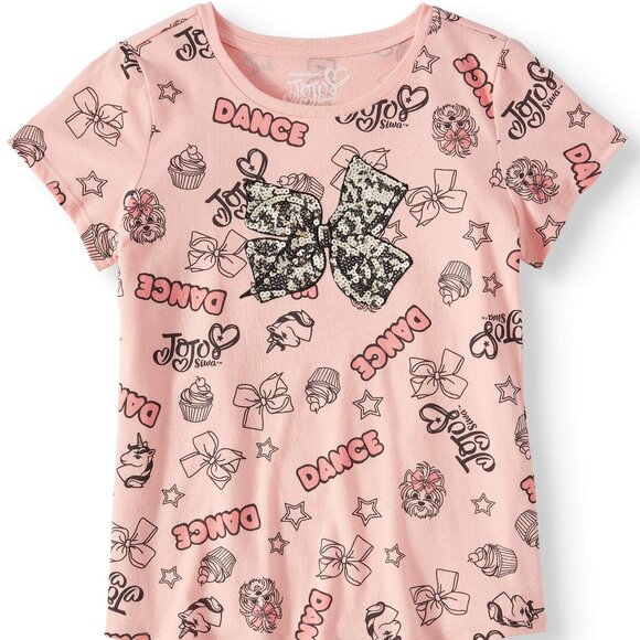 JoJo Siwa | Shirts & Tops | Nickelodeon Jojo Siwa Allover Jojo Icon Bow ...